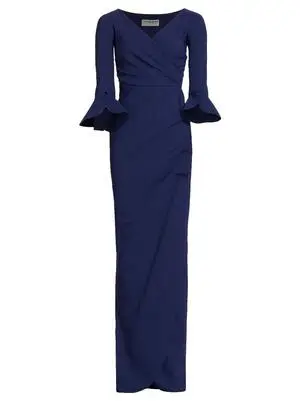 Chiara Boni La Petite Robe Zalfa Ruched Gown - Iris