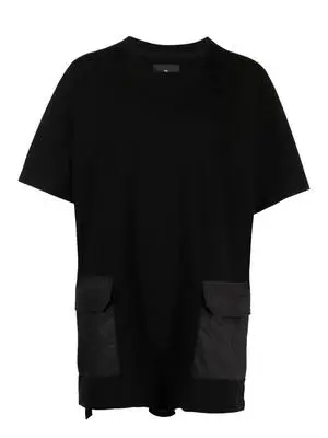 Y3 Logo-patch Short-sleeve T-shirt - Black