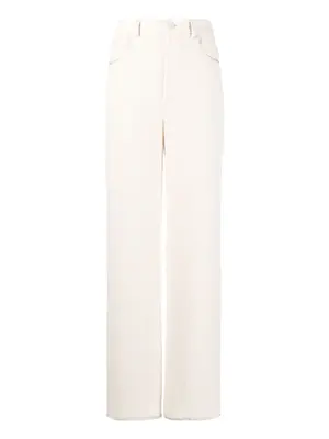Nanushka Straight-leg Trousers - Neutrals