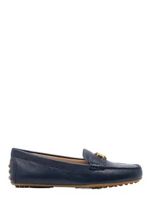 Ralph Lauren Barnsbury Leather Loafers - Blue