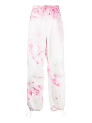 DARKPARK Tie-dye Cargo Trousers - Pink