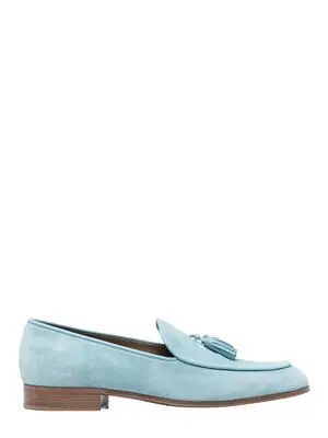GIANVITO ROSSI Tassel-detail Loafers - Blue