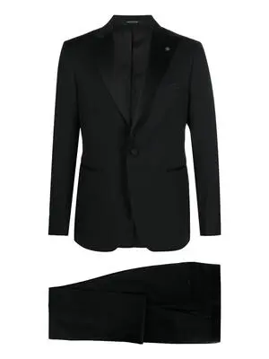 Tagliatore Single-breasted Dinner Suit - Black