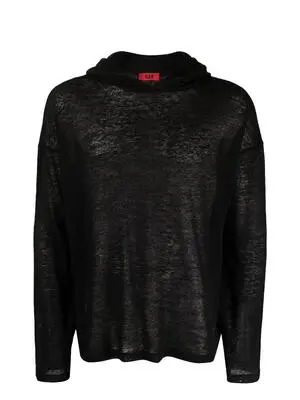 424 424 Mesh Long-Sleeve Hoodie