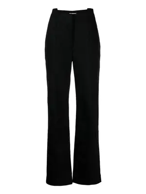 JW Anderson Panelled Straight-leg Trousers - Black