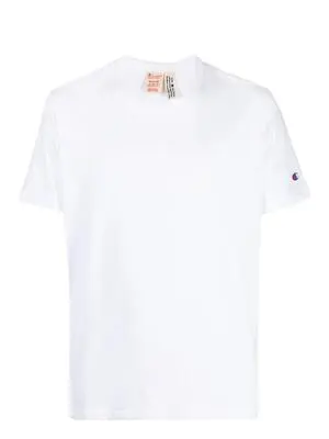 Champion Logo-patch Short-sleeve Cotton T-shirt - White