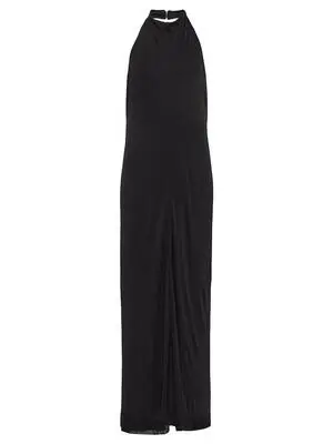THE ROW Brynlee Halterneck Maxi Dress - Black