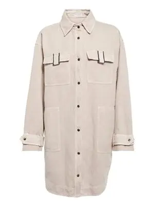 Brunello Cucinelli Cotton-linen Overshirt - Beige