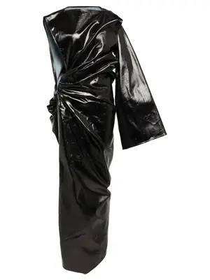 RICK OWENS Rick Owens Asymmetrical Denim Gown