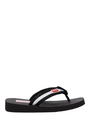 Kenzo Logo Striped Thong Sandals - Multicoloured