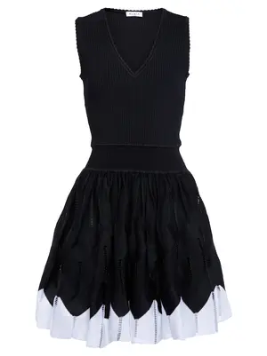 ALAÏA Alaïa V-neck Minidress
