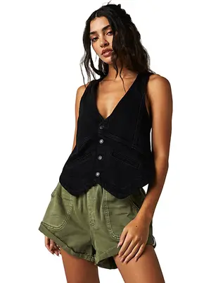 ONETEASPOON Hunters Mid-length Relaxed Shorts - Green