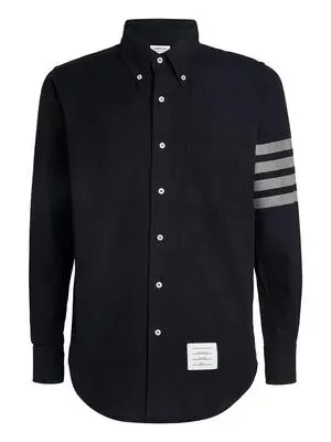 Thom Browne 4-bar Stripe Shirt - Navy
