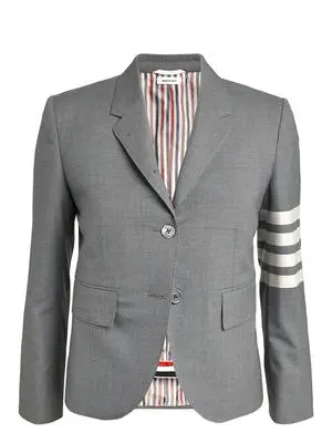 Thom Browne Wool Sport Coat - Grey