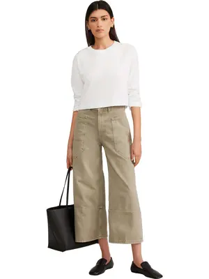 Everlane Way-High® Gardener Cropped Jean Moss