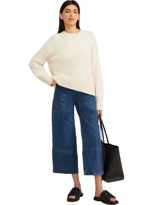 Everlane Way-High® Gardener Cropped Jean Vibrant Blue