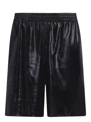 MARNI Marni Elasticated-Waist Leather Shorts