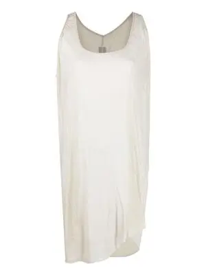 Rick Owens Semi-sheer Long-line Top - Neutrals