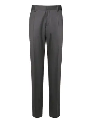 BOSS Straight-leg Tailored Trousers - Grey