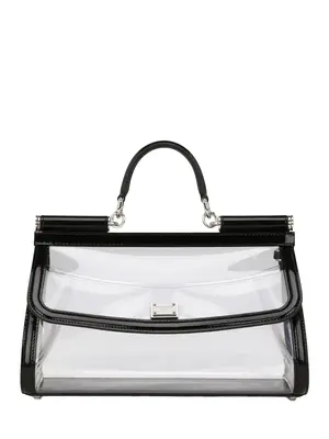 Dolce & Gabbana Medium Sicily Top-handle Bag - Black