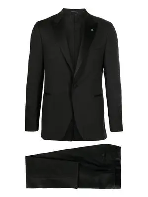 Tagliatore Single-breasted Dinner Suit - Black