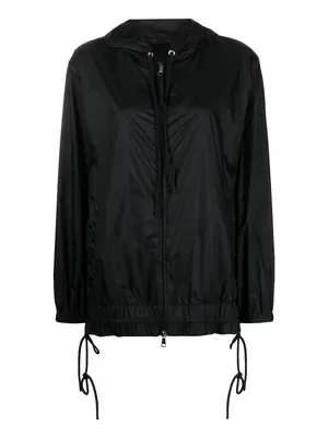 Moncler Logo-print Hooded Jacket - Black