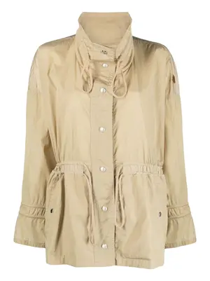 Moncler Drawstring-waist Jacket - Neutrals