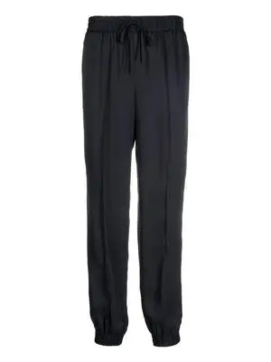 JIL SANDER Drawstring Tapered Trousers - Blue