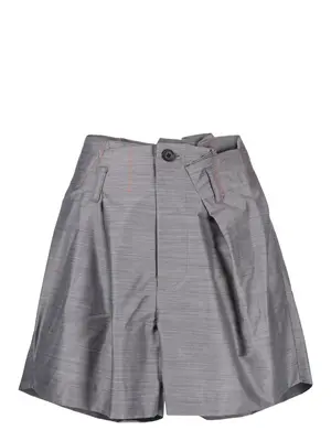 Kolor Asymmetric Relaxed Shorts - Grey