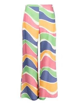 CALA DE LA CRUZ Grace Linen Trousers - Multicolour