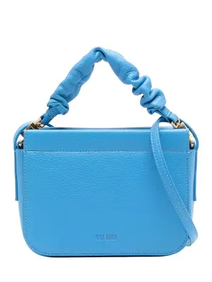 YU MEI Scrunchie Vi Deer Leather Bag - Blue