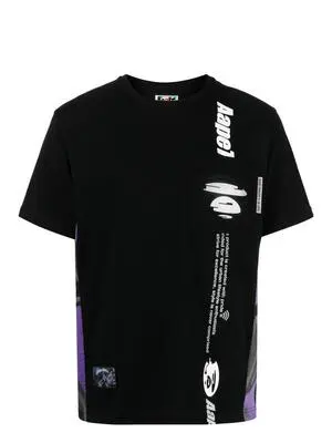 AAPE BY *A BATHING APE® Graphic-print Cotton T-shirt - Black