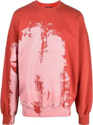 A-COLD-WALL* Tie-dye Effect Sweatshirt - Red