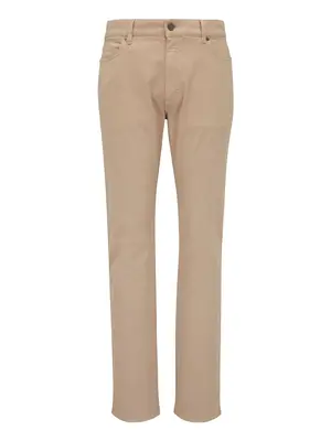 Zegna Slim-cut Trousers - Neutrals