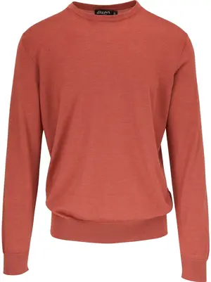 Zegna Round-neck Jumper - Orange