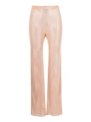 SANTA BRANDS Rhinestone-embellished Trousers - Neutrals