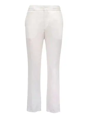 Orlebar Brown Straight-leg Cotton-linen Trousers - White