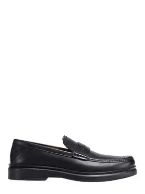 Zegna X-lite Leather Loafers - Black