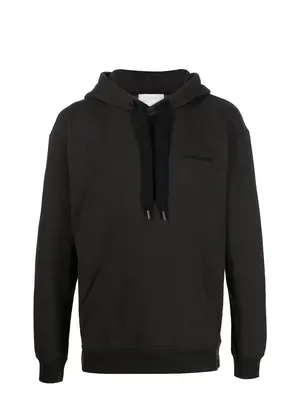 MARANT Marcello Logo-embroidered Hoodie - Black