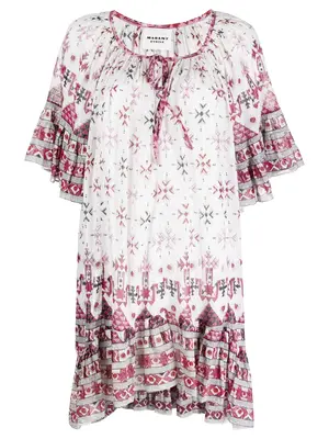 MARANT ETOILE Loane Mini Dress - White