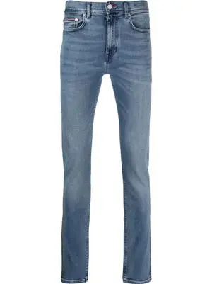 Tommy Hilfiger Straight Slim Fit Jeans - Blue