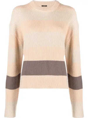 JOSEPH JOSEPH Striped Ribbed-Knit Jumper