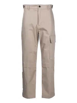 SONGZIO Cargo Straight-leg Trousers - Brown