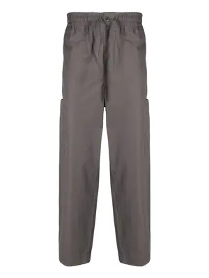 Kenzo Logo Patch Trousers - Grey