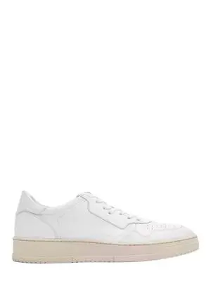 SCAROSSO Alex Leather Sneakers - White