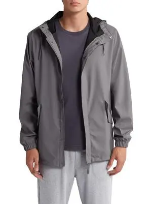 Rains Rains Fishtail Hooded Rain Jacket Grey