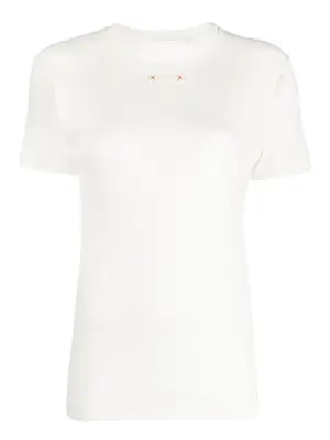 MAISON MARGIELA Maison Margiela Logo-Patch Cotton T-Shirt