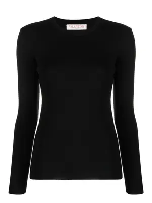 VALENTINO Valentino Garavani Open-Back Knitted Top
