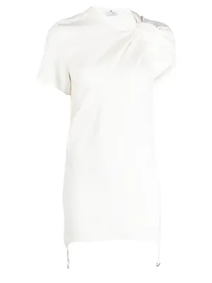 COURREGES Cut-out Mini Dress - White