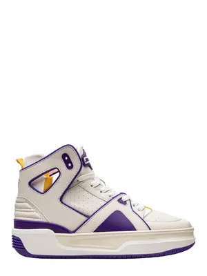 JUST DON Courtside High Sneakers - White
